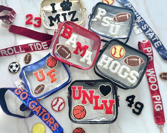 STADIUM BAG - Clear Purse - Game Day Bag - Game Day Purse - Penn State ...