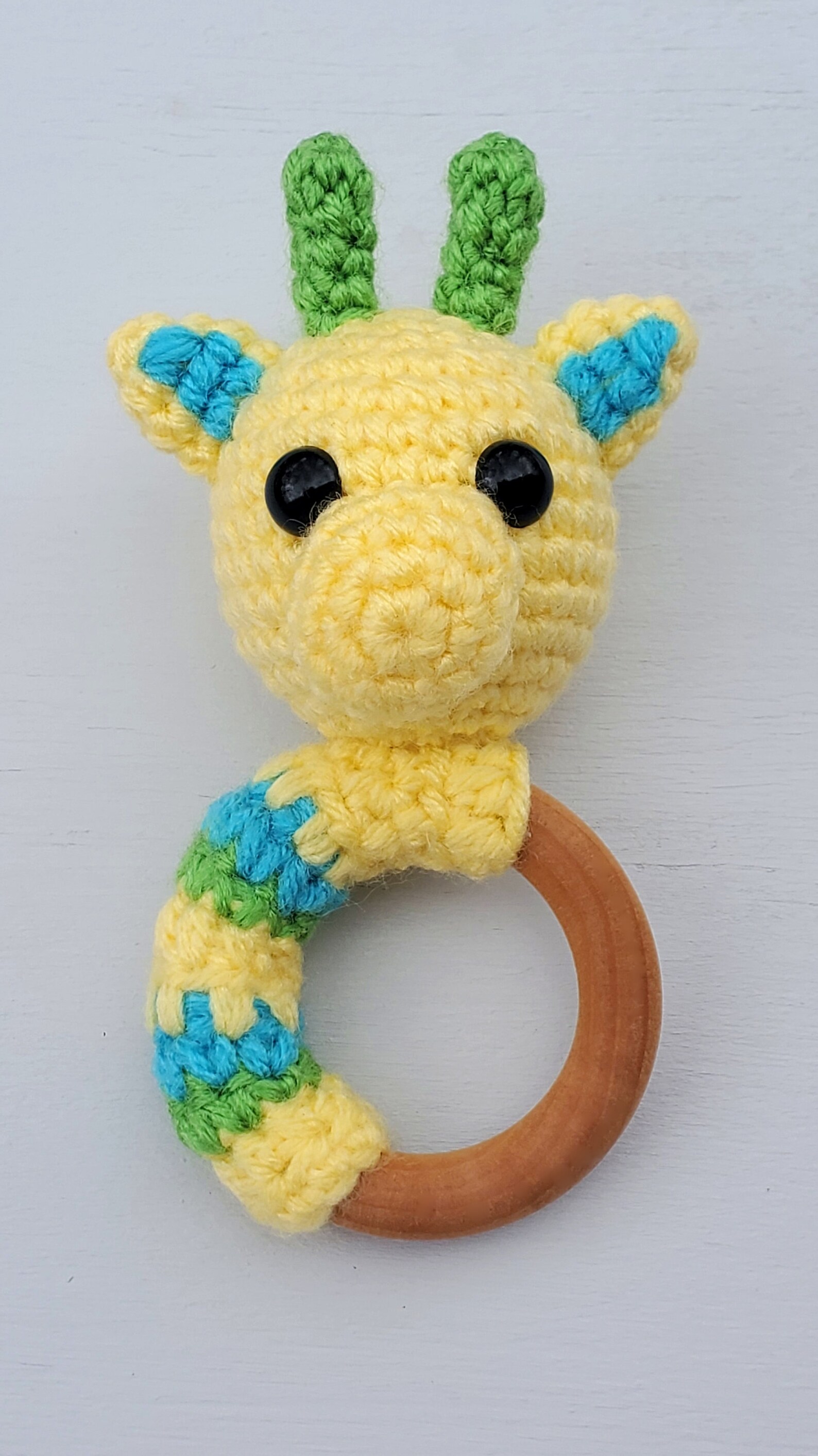 Handmade Baby Rattle Toy / Baby Giraffe Rattle / Wooden - Etsy