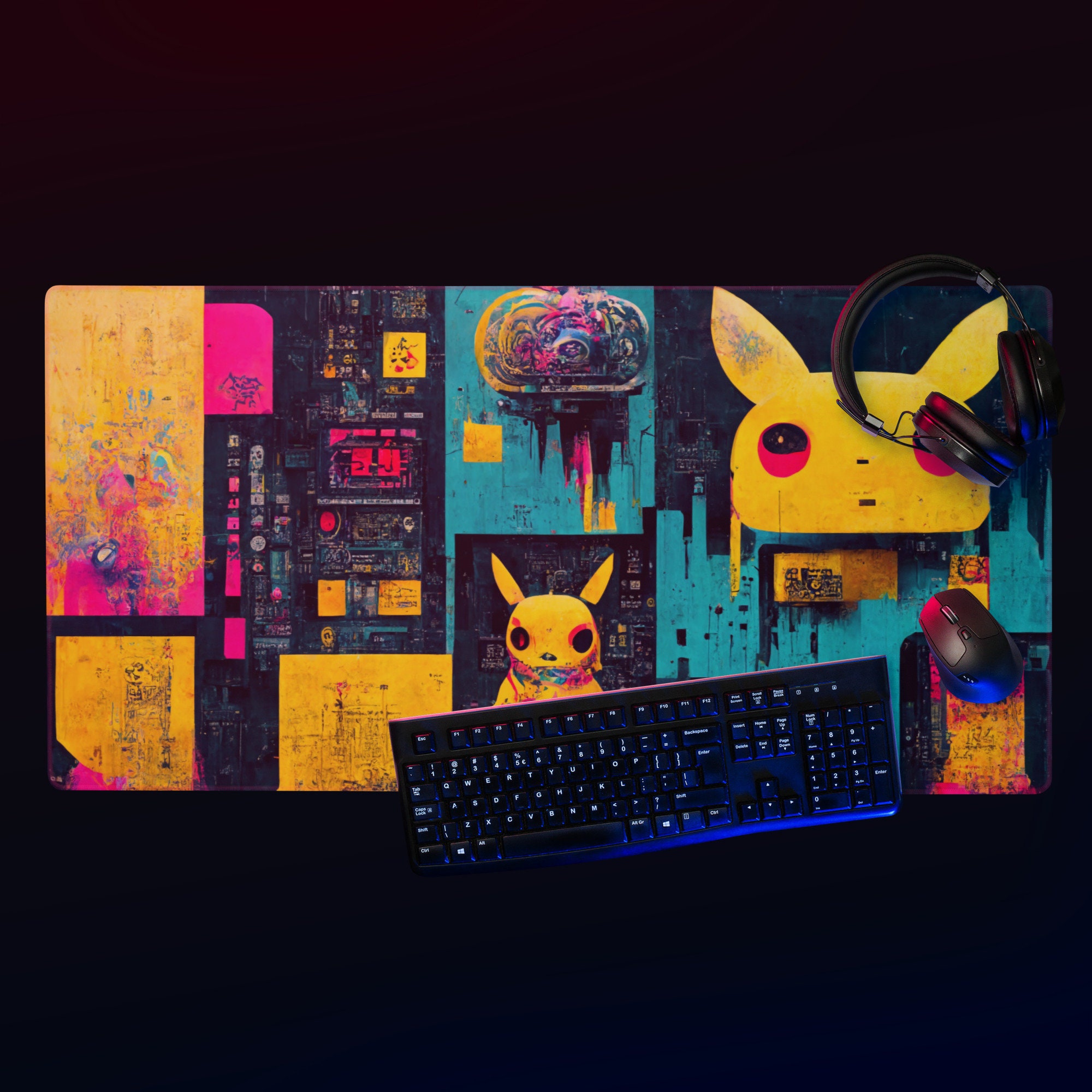 Monsterbucket Pikachui Pokemon Circuit Graffiti Glitch Large - Etsy