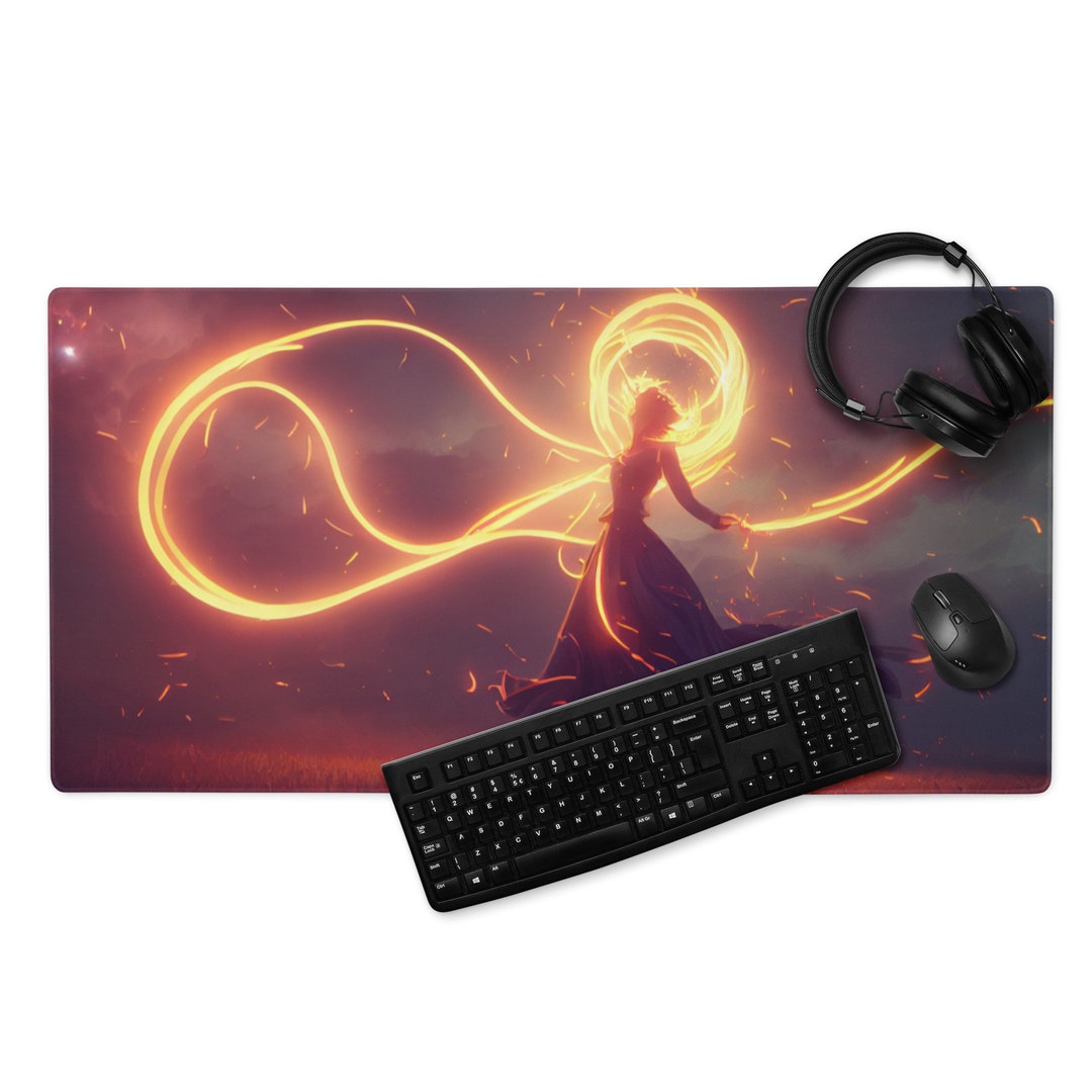 Monsterbucket Fire Casting Witch Explosion Mage Gaming Mouse Pad - Etsy