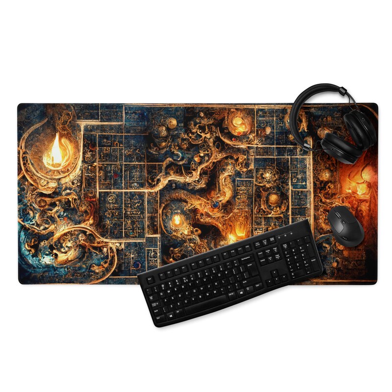 Large Dragon Mouse Pad - Etsy