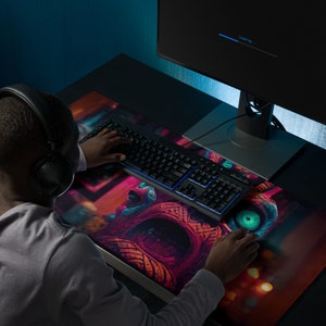 Monsterbucket Screaming Tiki God Totem Statue Gaming Mouse Pad - Etsy