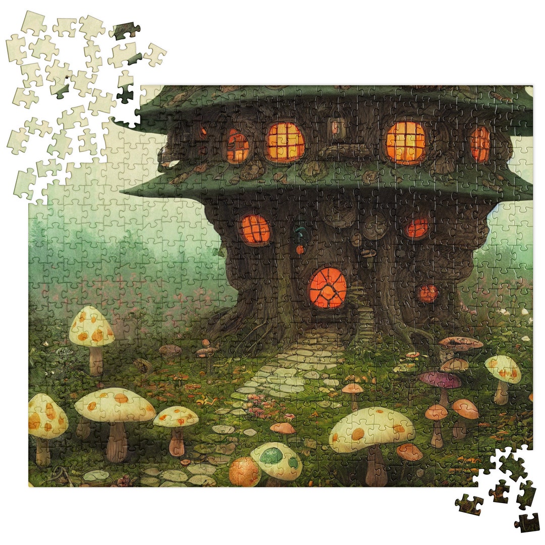 Monsterbucket Mushroom Kingdom Tree Wizard Shack Shroom Home Forest ...