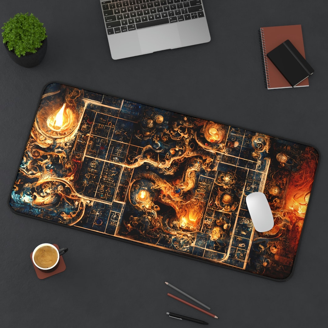 Dungeons and Dragons Dungeon Master D&D Gaming Dice Desk Mat Mouse Pad ...