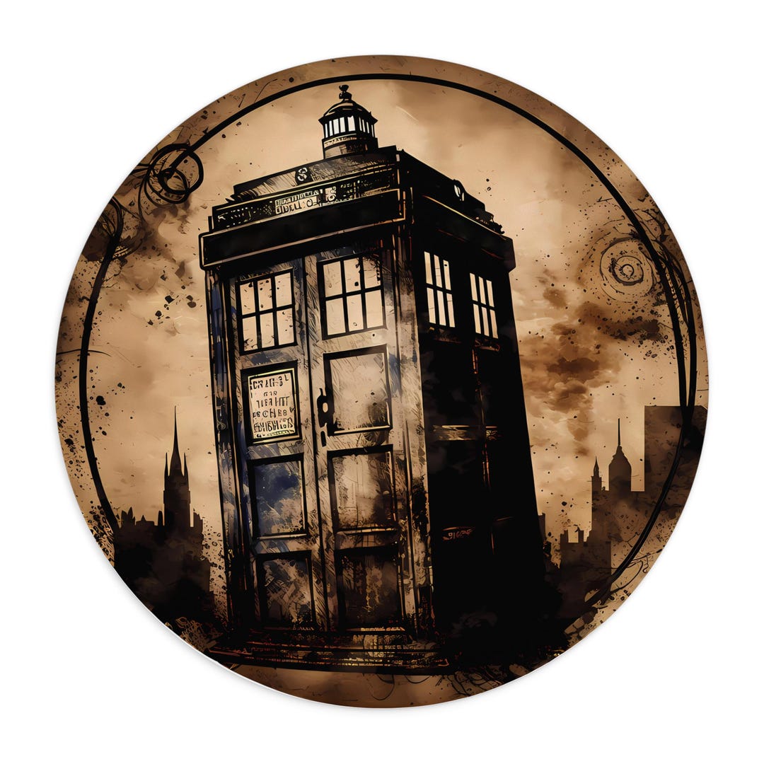 Doctor Who Tardis Mouse Pad: Sci-fi Geek Desk Accessory - Etsy