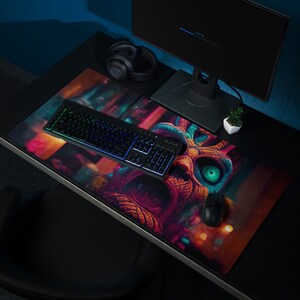 Monsterbucket Screaming Tiki God Totem Statue Gaming Mouse Pad - Etsy