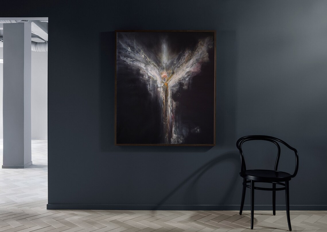 Original Painting by Iv Fandi. "charge". One of a Kind, Semi Abstract ...