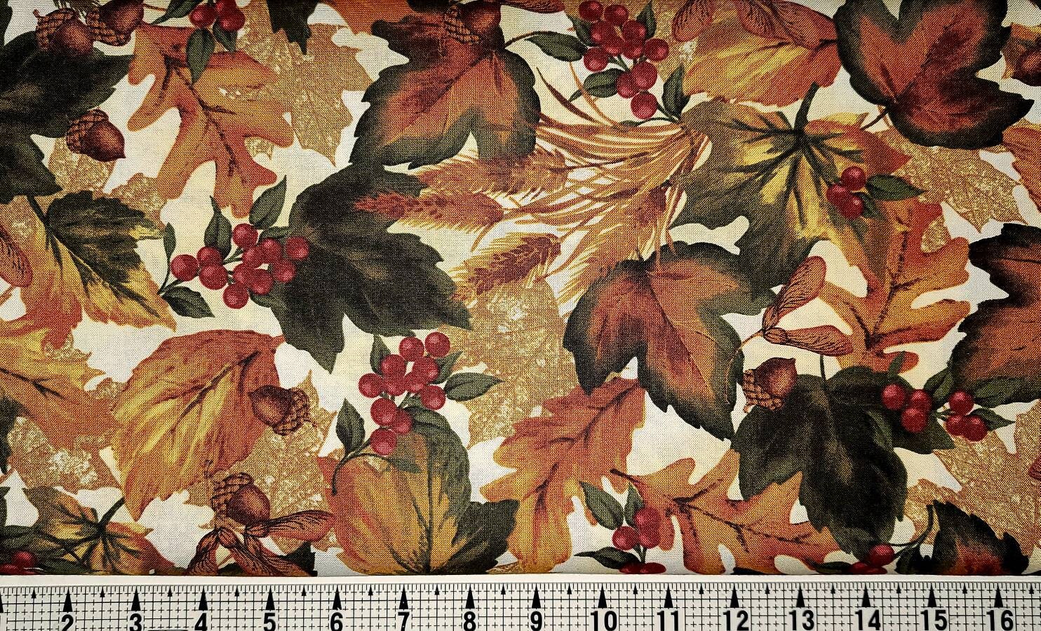 Timeless Treasures Autumn Leaves C3570 Fabric by the Yard/piece - Etsy