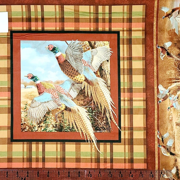 Pheasant Quilt Panels - Etsy