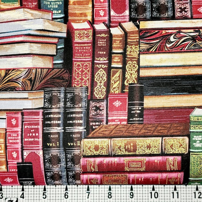 Library Book Fabric - Etsy Australia