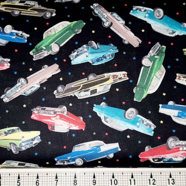 Classic Car Fabric - Etsy