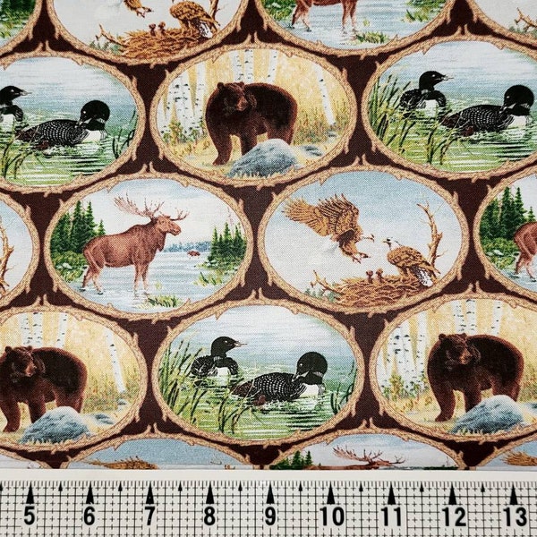 Wildlife Fabric - Etsy