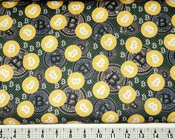 Bitcoin Fabric Bitcoin Symbol // Large by Thinlinetextiles Bitcoin ...