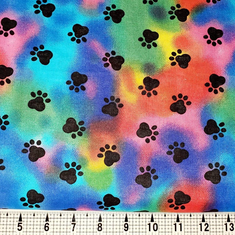 Paw Print Fabric - Etsy