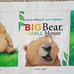 Elizabeth Studios Big Bear Small Mouse Book 11002 Multi Fabric - Etsy