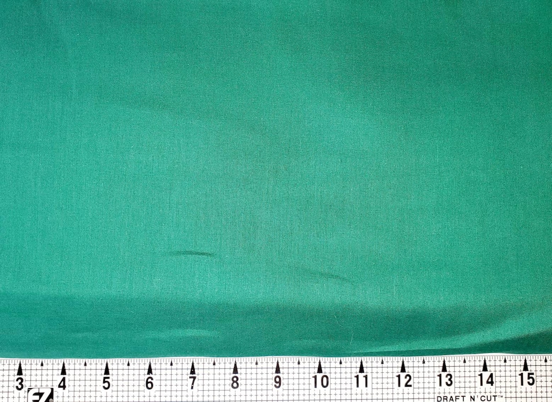 Sew Classic Forest Green Cotton Fabric by the Yard/piece - Etsy