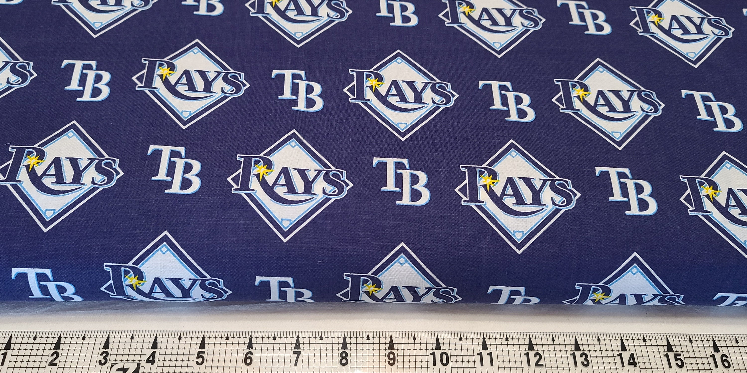 Fabric Traditions Tampa Bay Rays Fabric by the Yard//piece - Etsy