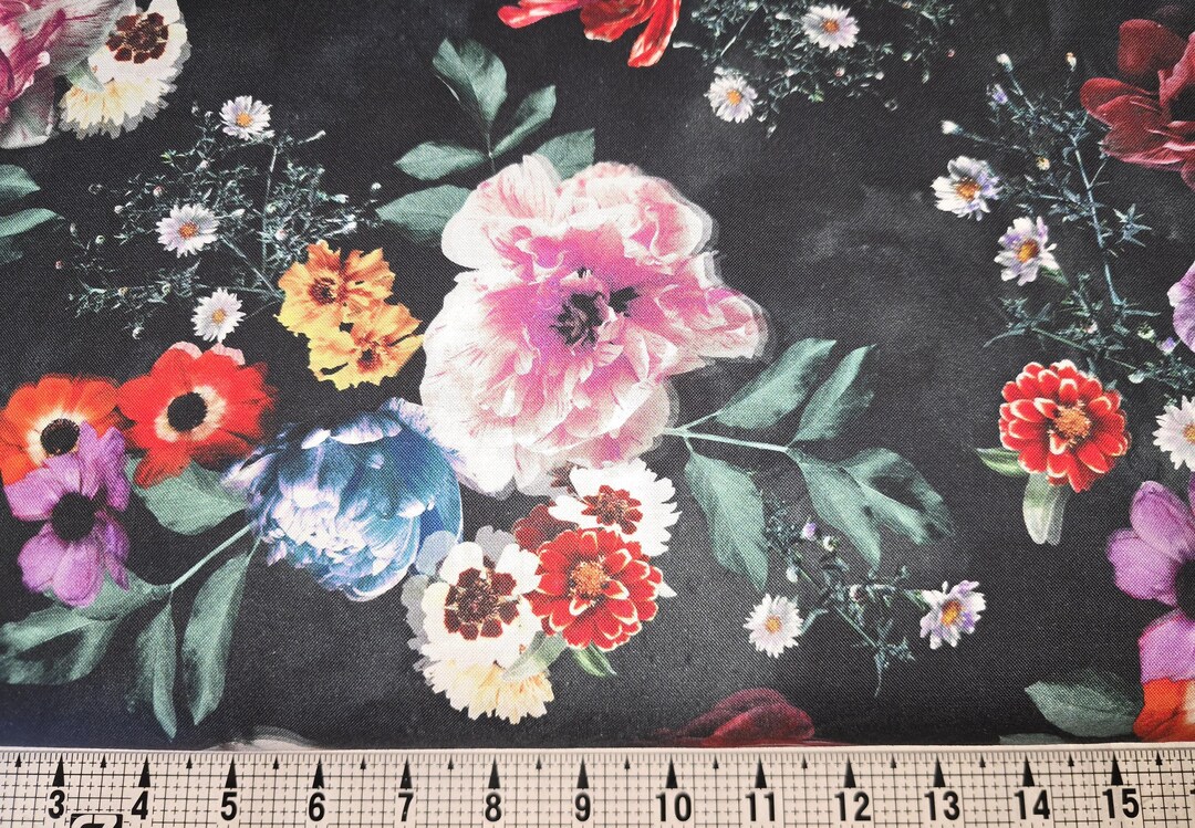 P & B Textiles Moon Flower 05715 Fabric by the Yard//piece - Etsy