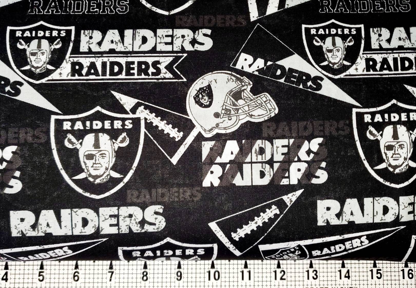 Fabric Traditions Las Vegas Raiders Fabric by the Yard/piece - Etsy