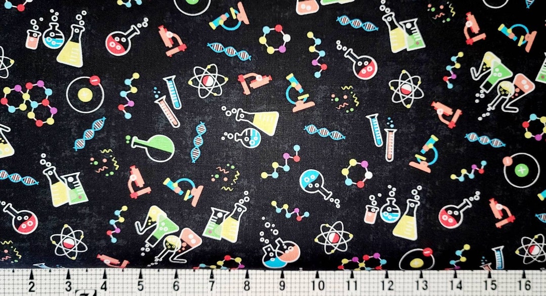 Michael Miller Science Lab DC9721 Fabric by the Yard//piece - Etsy