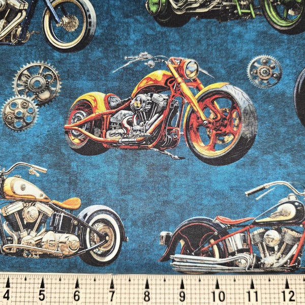 Motorcycle Fabric - Etsy Australia