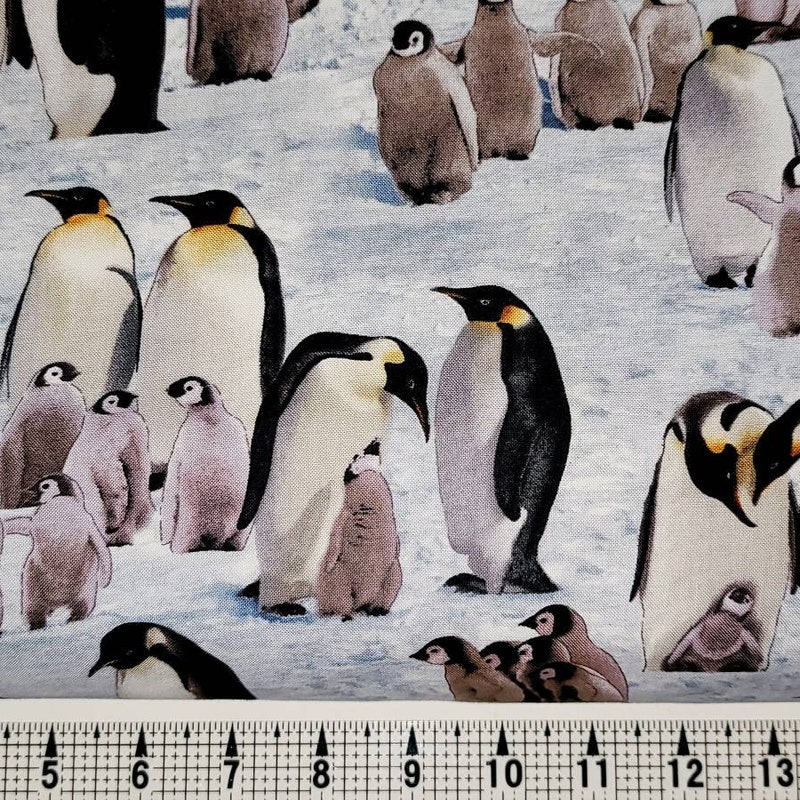 Penguin Fabric - Etsy