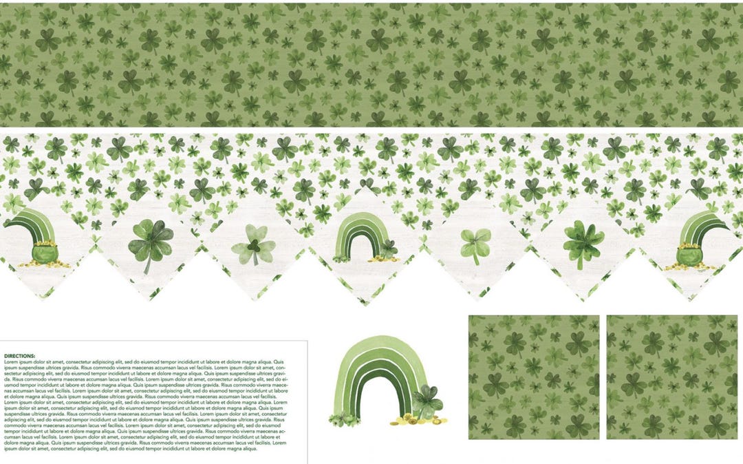 Riley Blake Mantel Runner of the Month-march HD15512 Fabric by the ...
