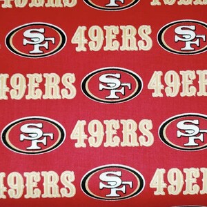 Fabric Traditions San Francisco 49ers Fabric by the Yard//piece - Etsy