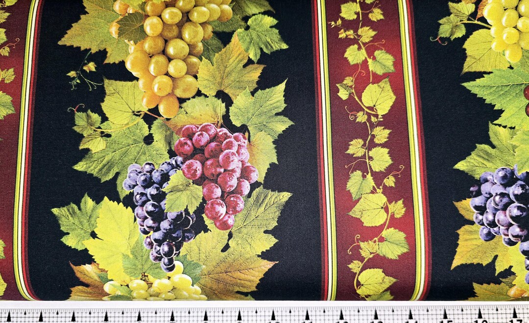 Michael Miller Cheers Grape Vine Stripe DCX11565 Fabric by the Yard ...