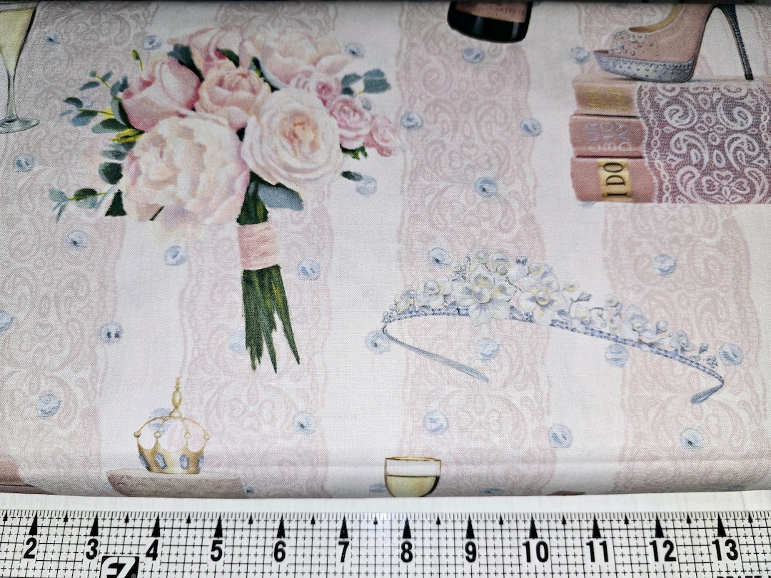 David Textiles Wedding Glamour Fabric by the Yard//piece - Etsy