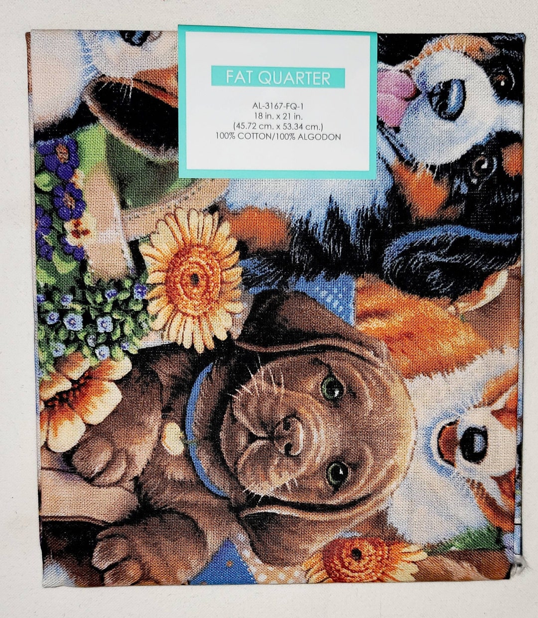 David Textiles Dogs/puppies AL-3167 Fabric by the Yard//piece - Etsy