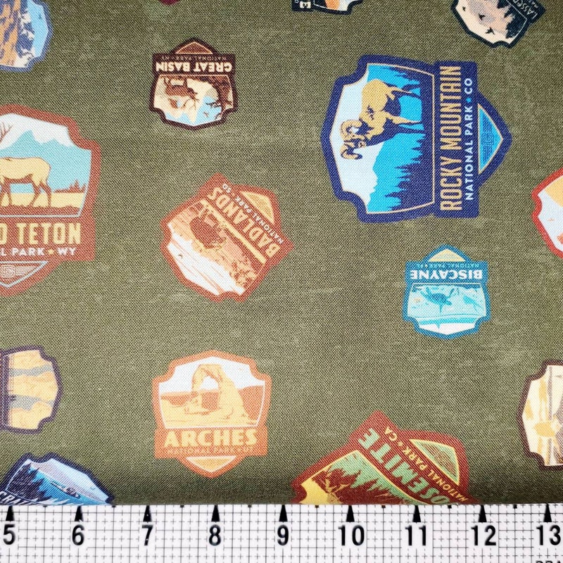 National Park Fabric - Etsy