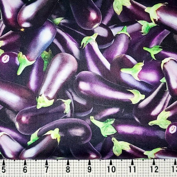 Eggplant Fabric - Etsy UK