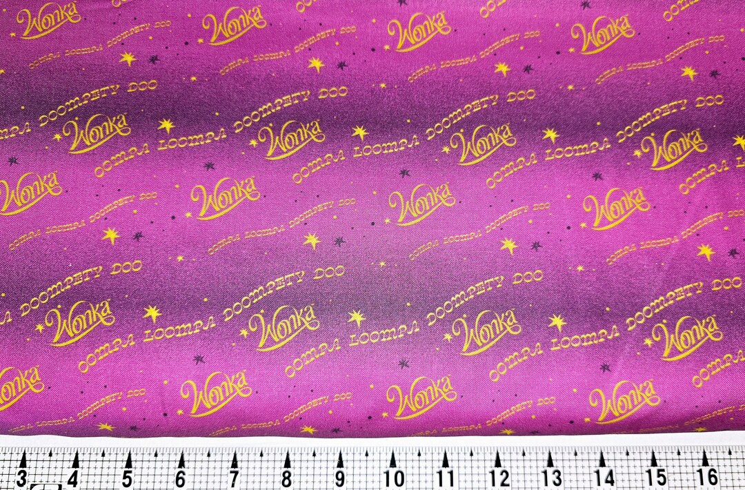 Camelot Fabrics Wonka Script 23230303 Fabric by the Yard//piece - Etsy