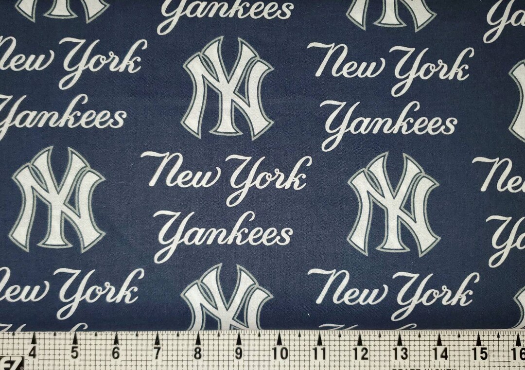 Fabric Traditions New York Yankees Fabric by the Yard//piece - Etsy