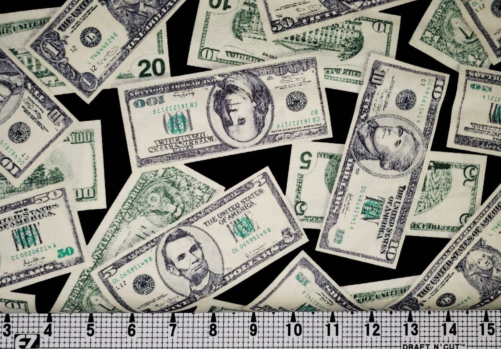 ETJ Tossed Money D5211 Fabric by the Yard/piece - Etsy