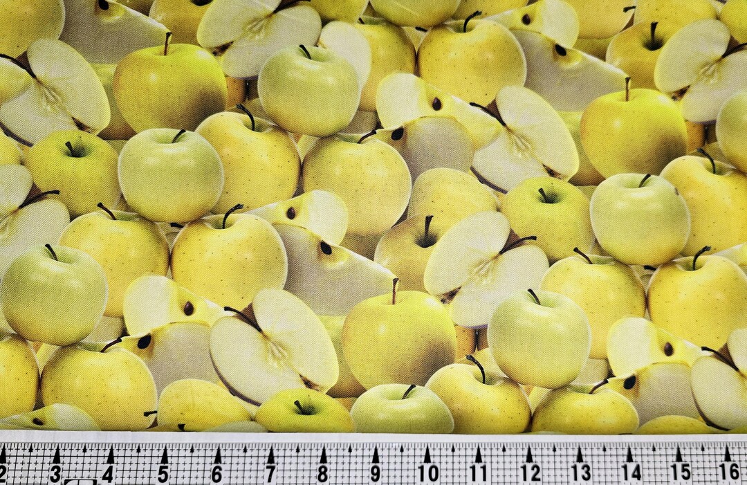 David Textiles Golden Delicious Apples DX-5254-4C Fabric by the Yard ...