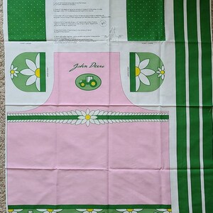 Springs Creative John Deere Daisy Butcher Apron Panel Fabric - Etsy