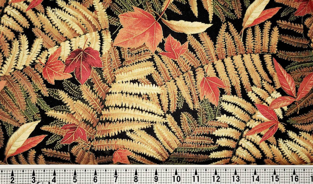 Fabri Quilt Fall Spectacular Ferns 112-22081 Fabric by the Yard//piece ...