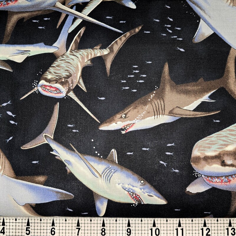 Shark Fabric - Etsy