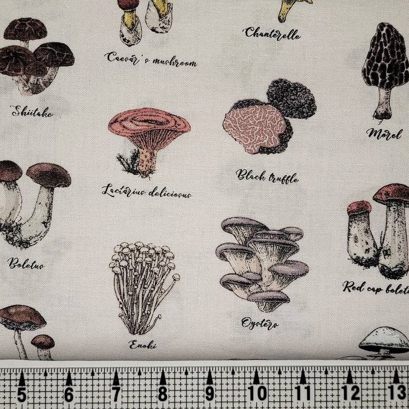 Mushroom Fabric - Etsy