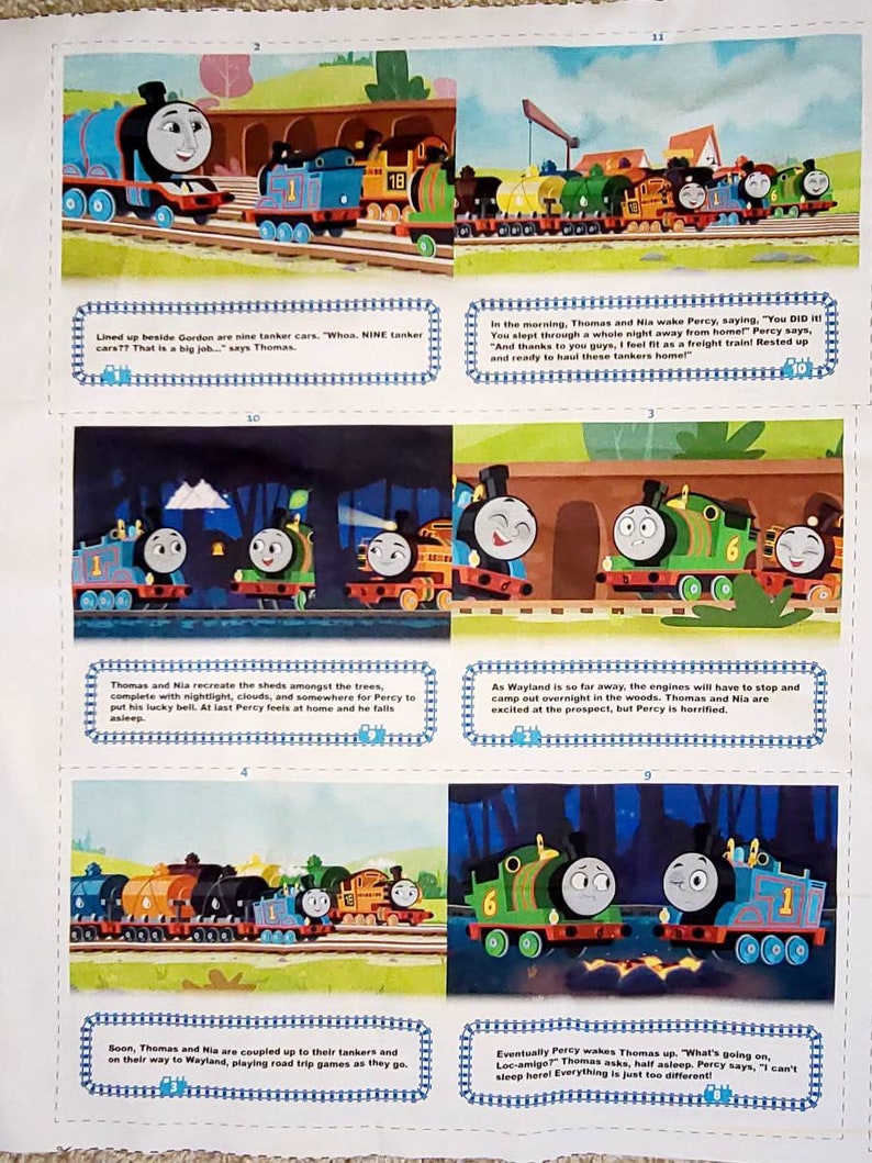Riley Blake Thomas and Friends Full Steam Ahead Book PD12516 - Etsy