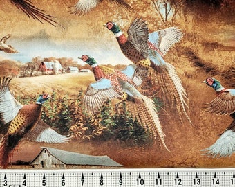Pheasant Fabric - Etsy