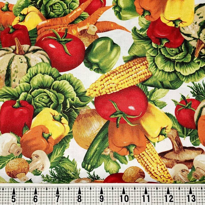 Vegetable Fabric - Etsy