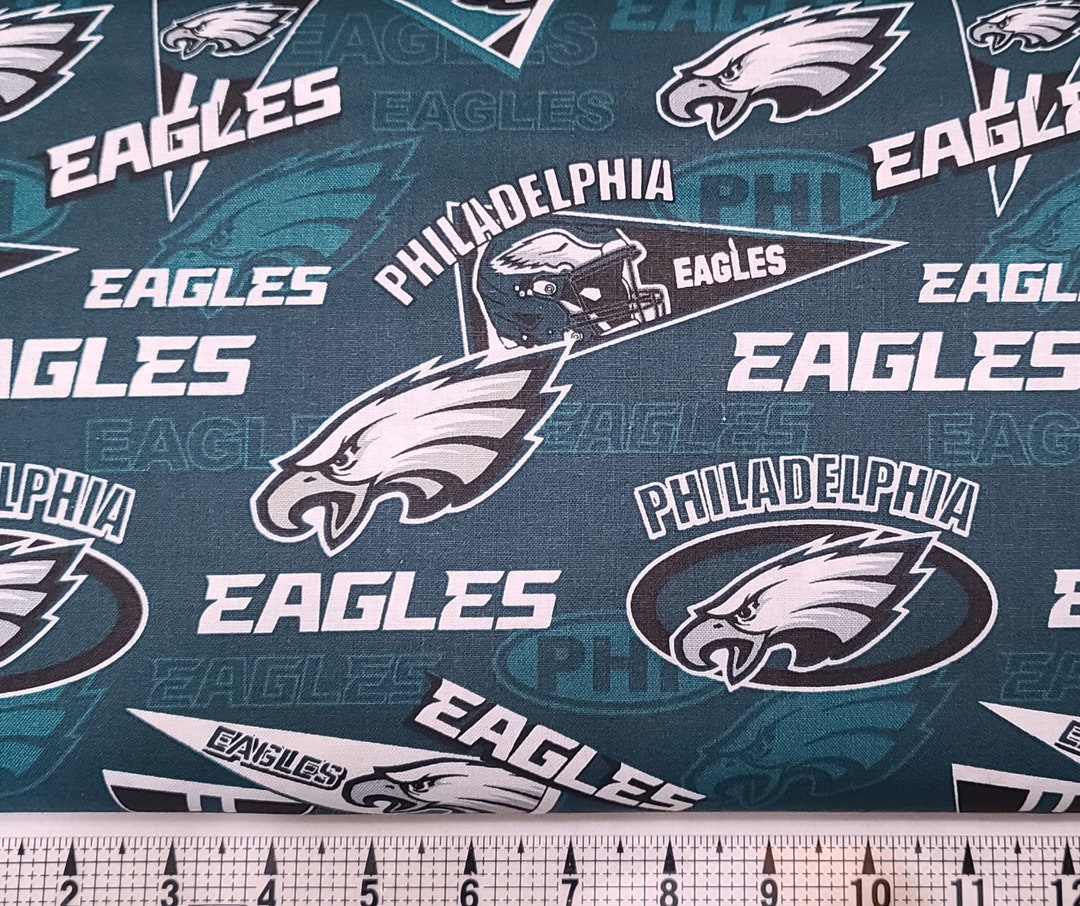 Fabric Traditions Philadelphia Eagles Fabric by the Yard//piece - Etsy