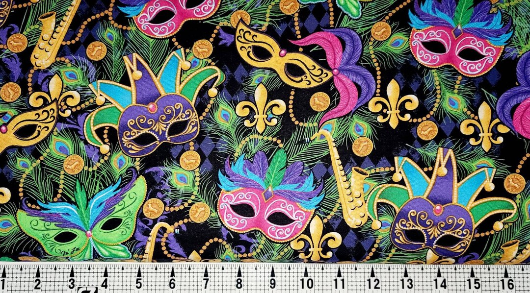 Karneval Masken Stoff Meterware // Stück - Etsy Österreich