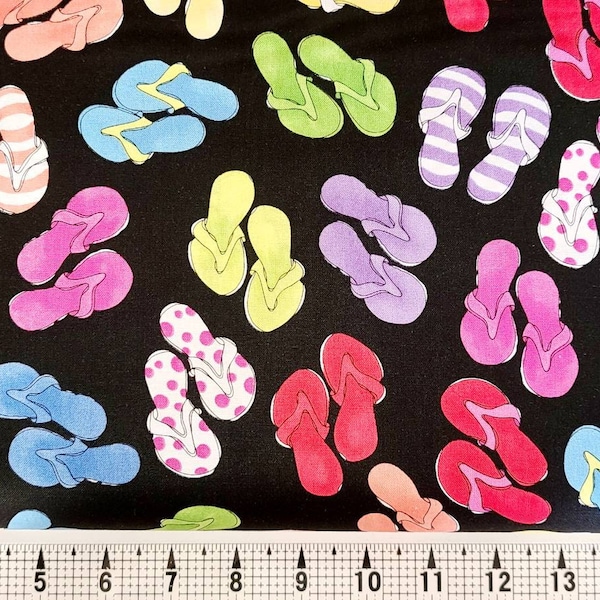 Flip Flops Fabric - Etsy