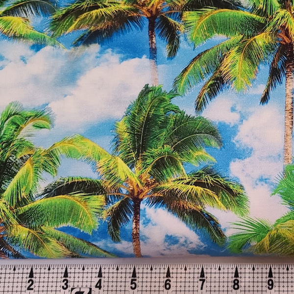 Palm Tree Fabric - Etsy