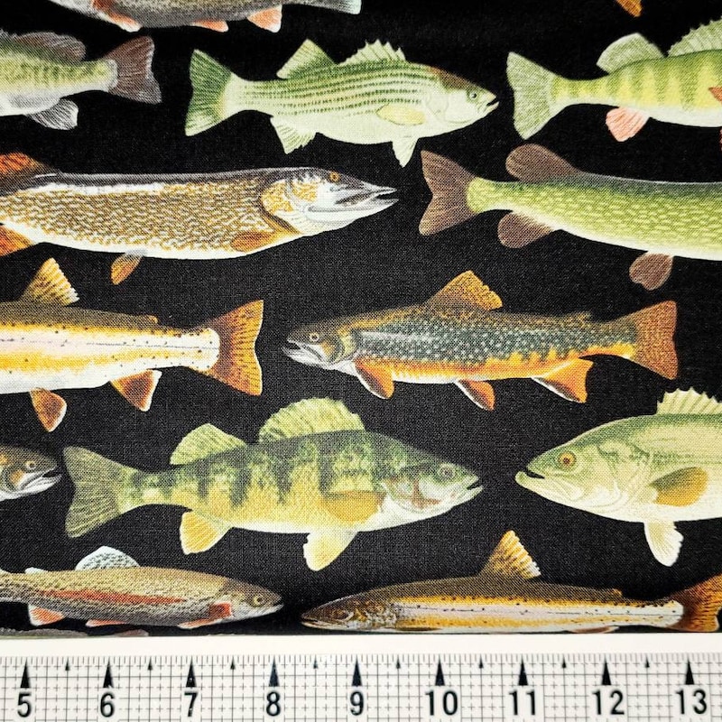 Fish Fabric - Etsy
