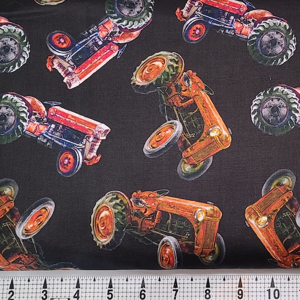 Tractor Fabric - Etsy